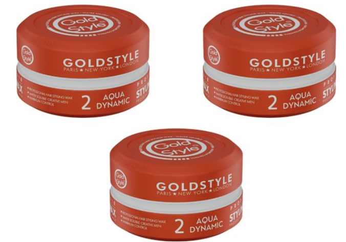 Gold Style Aqua Styling Wax Dynamic 3 stuks | Hairwaxshop