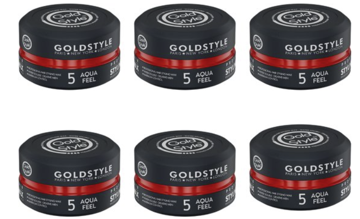Gold Style Styling Wax 5 Aqua Feel 6 pieces | Hairwaxshop