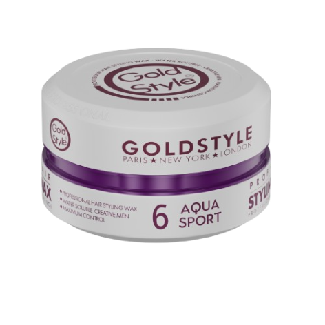 Gold Style 6 Aqua Sport Hair Styling Wax 150 ml | Hairwaxshop