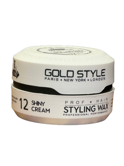 Gold Style Shiny Cream Hair Styling Wax 12 150ml
