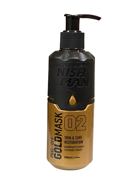 Nishman Peel-Off Gold Mask Skin and Care Restoration 200ml | Hairwaxshop