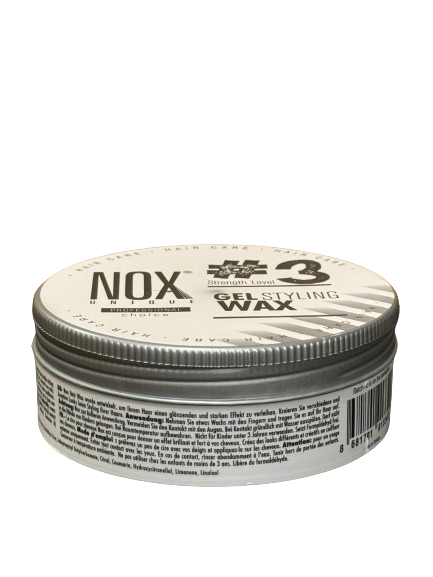 Nox Unique Gel Styling Wax Strength Level 3 150 ml | Hairwaxshop